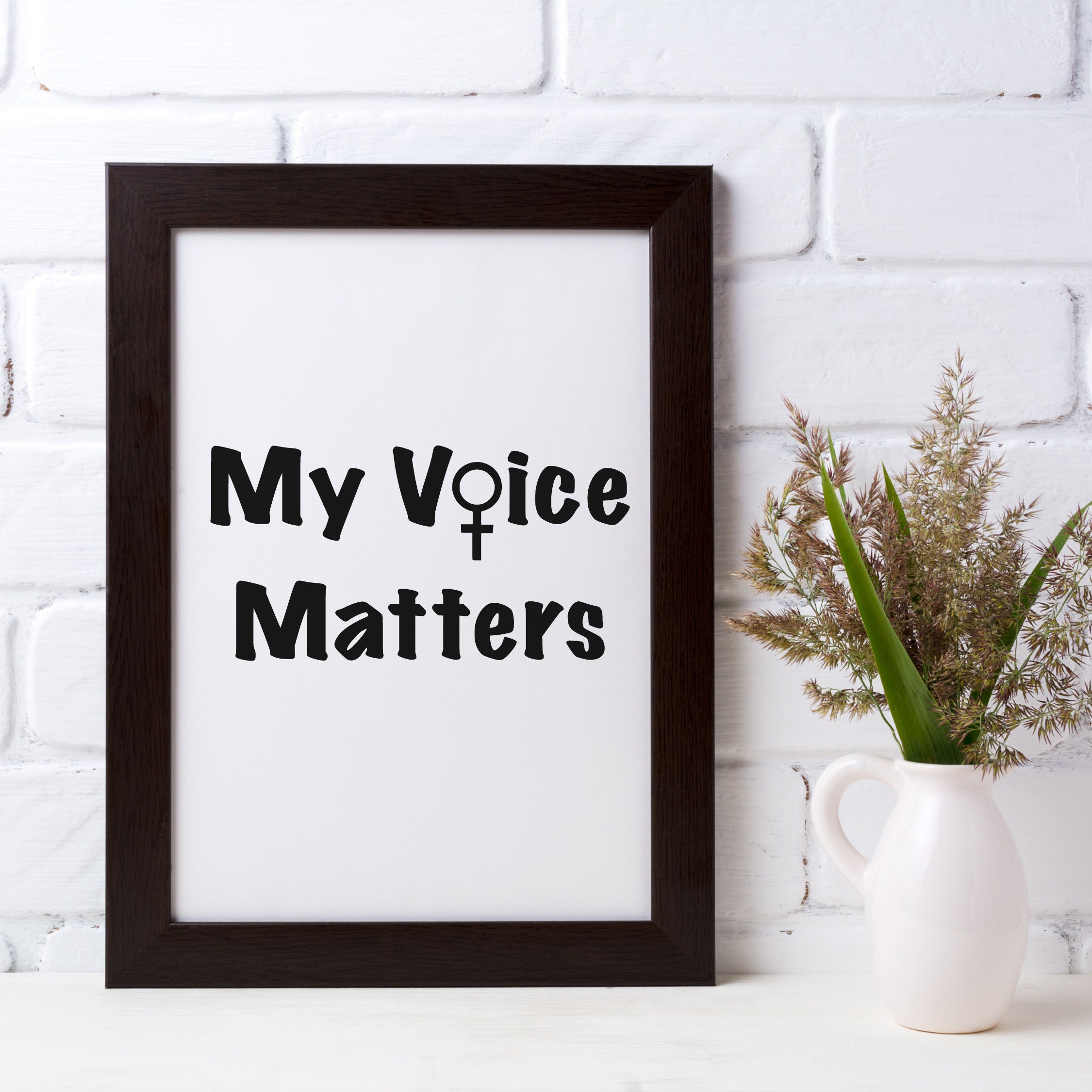 My Voice Matters SVG and PNG Cut Files, Digital Download Bundle - Etsy