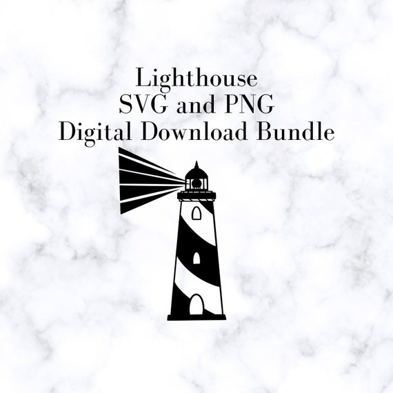 Lighthouse SVG and PNG Cut Files Digital Download Bundle | Etsy