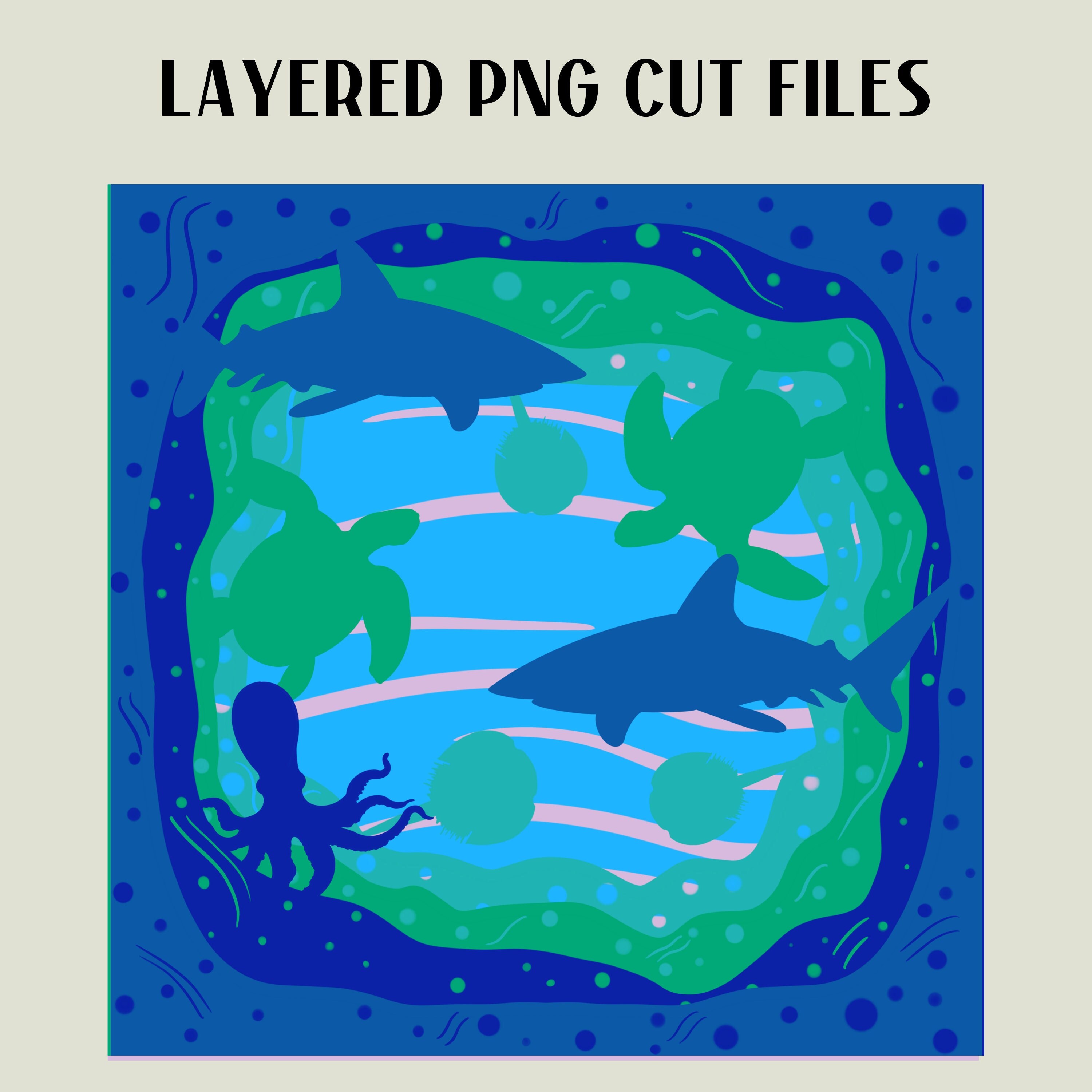 3D Layered Cut File Digital Download Bundle - Etsy