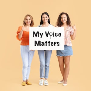 My Voice Matters SVG and PNG Cut Files, Digital Download Bundle - Etsy