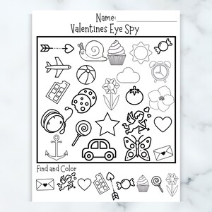 Valentines Day Learning Activity Bundle Printable Digital Download - Etsy