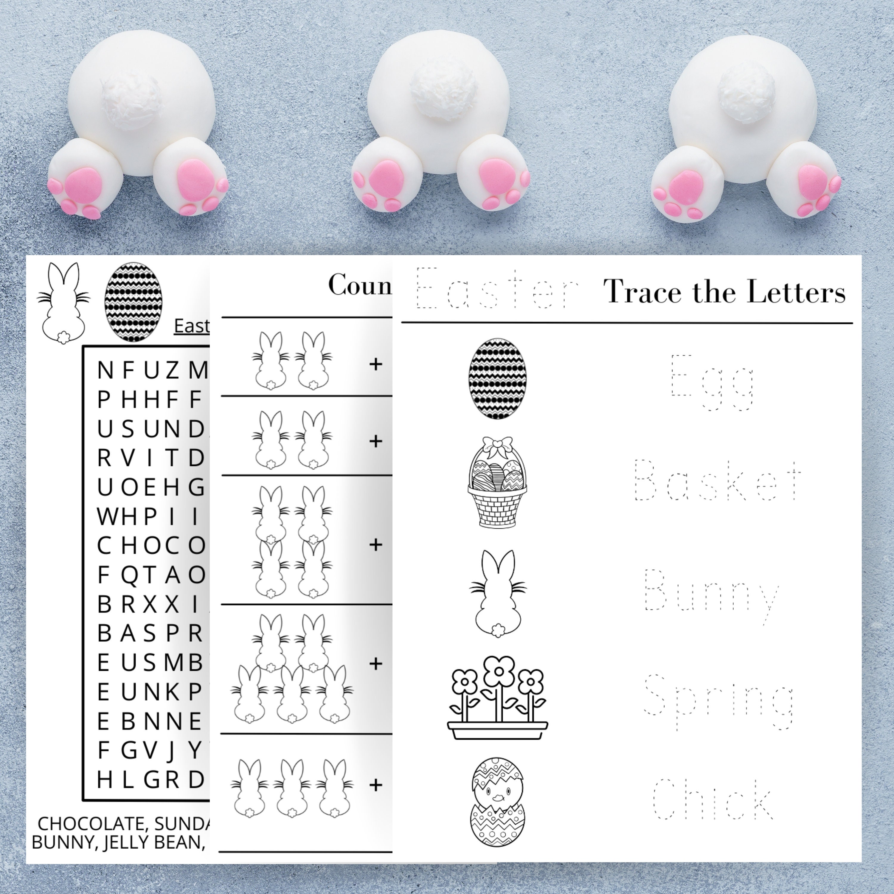 Easter Activity Bundle, PNG Printable Digital Download - Etsy