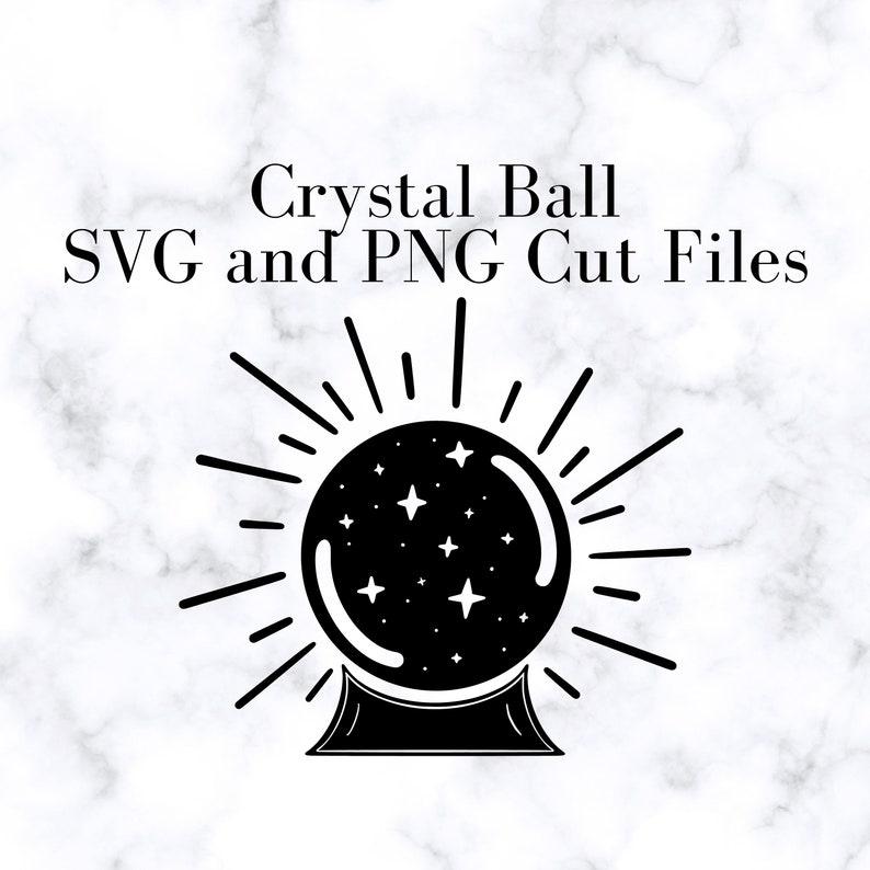 Crystal Ball SVG and PNG Cut Files, Digital Download Bundle - Etsy