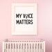 My Voice Matters SVG and PNG Cut Files, Digital Download Bundle - Etsy