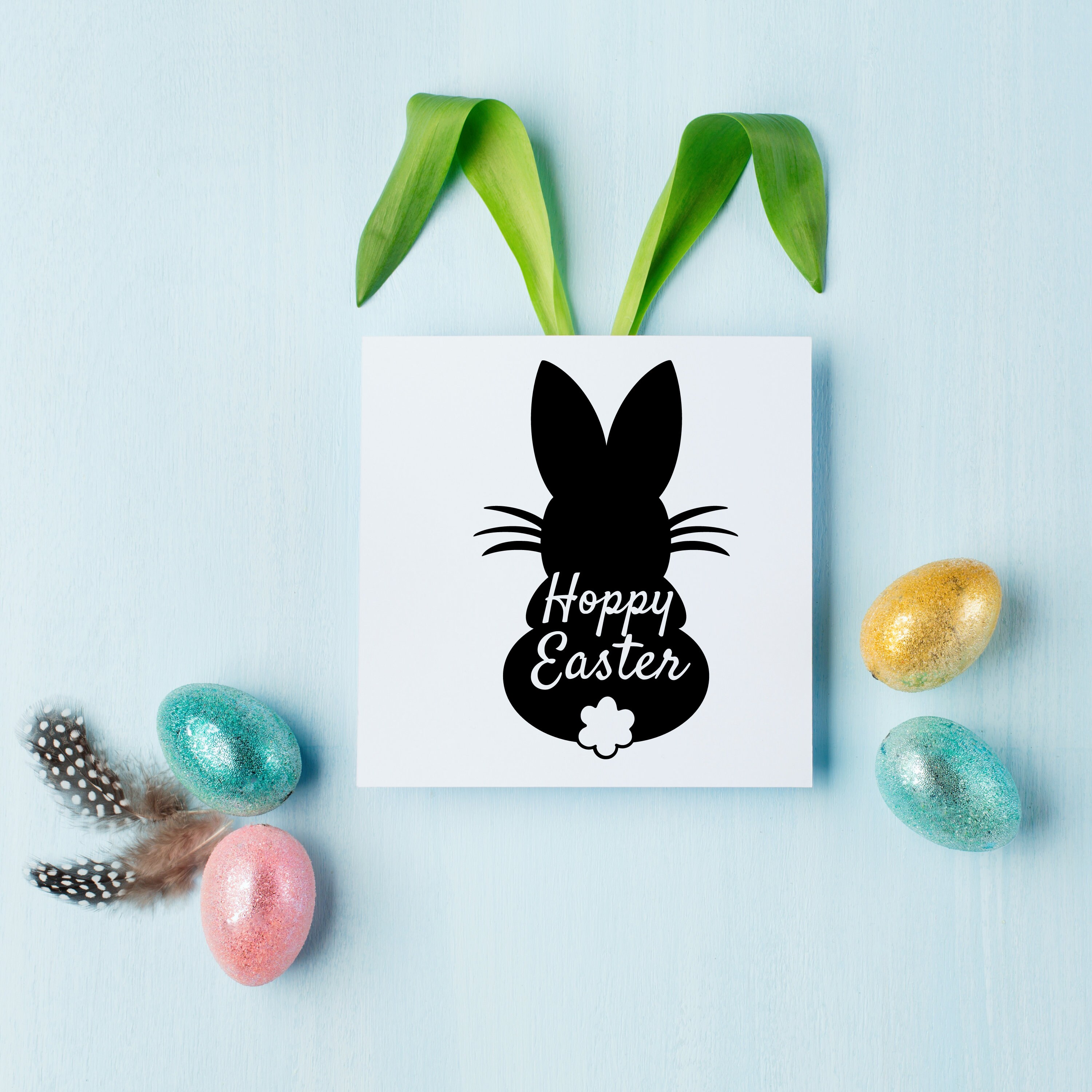 Hoppy Easter Bunny SVG and PNG Bundle, Digital Download - Etsy