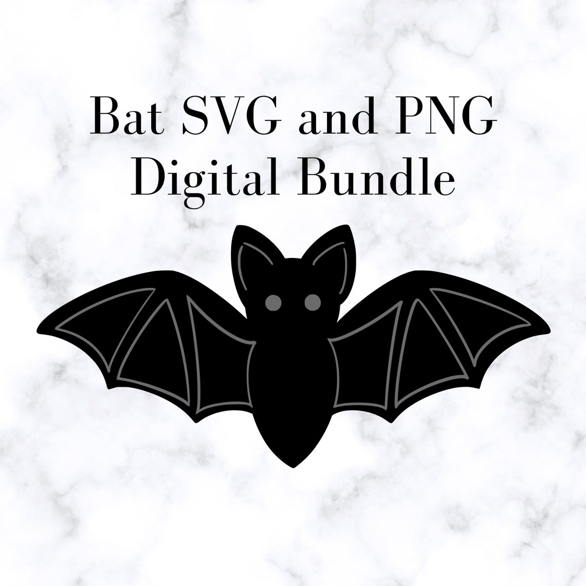 Layered Bat SVG and PNG Cut Files, Digital Download Bundle - Etsy