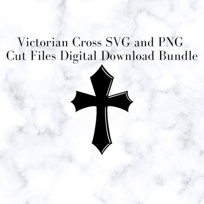Victorian Cross SVG and PNG Cut Files - Etsy