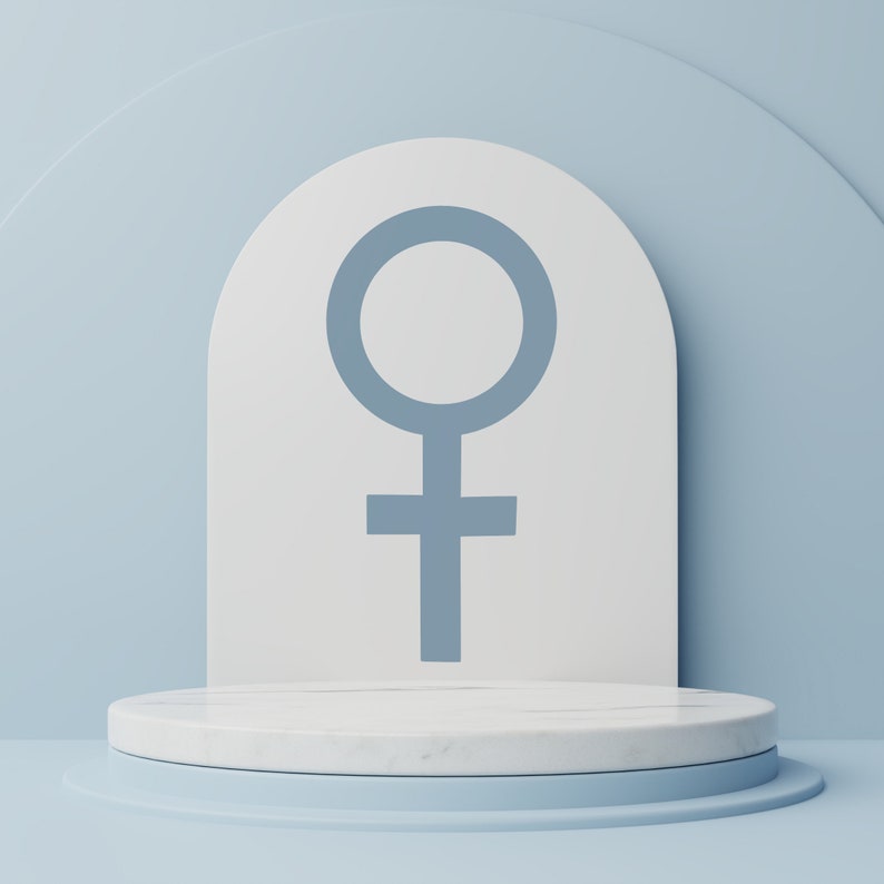 Female Symbol SVG and PNG Cut Files Digital Download Bundle - Etsy