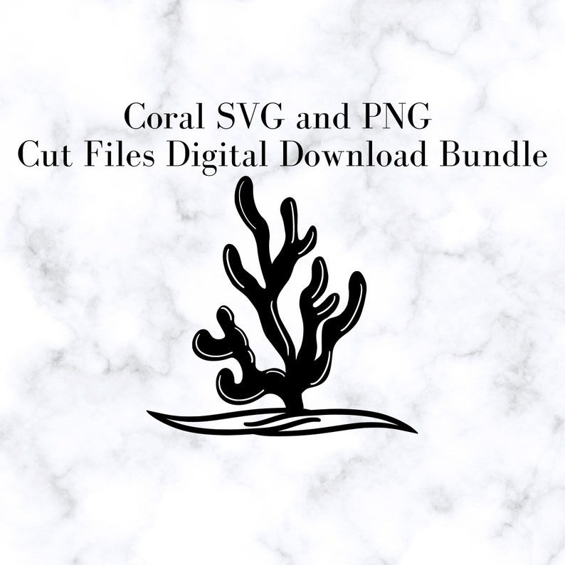 Coral Reef SVG and PNG Cut Files, Digital Download Bundle - Etsy Canada