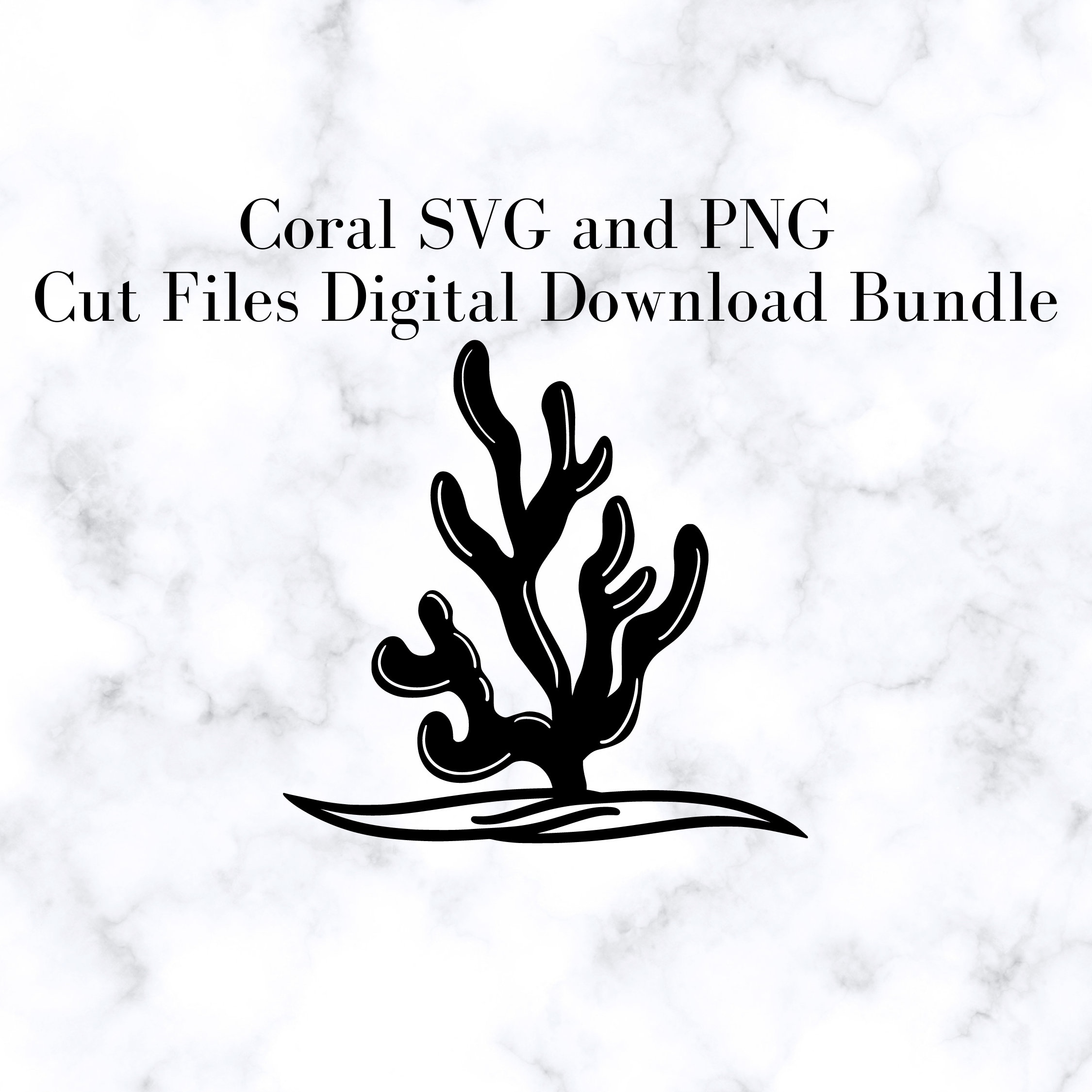 Coral Reef SVG and PNG Cut Files Digital Download Bundle - Etsy