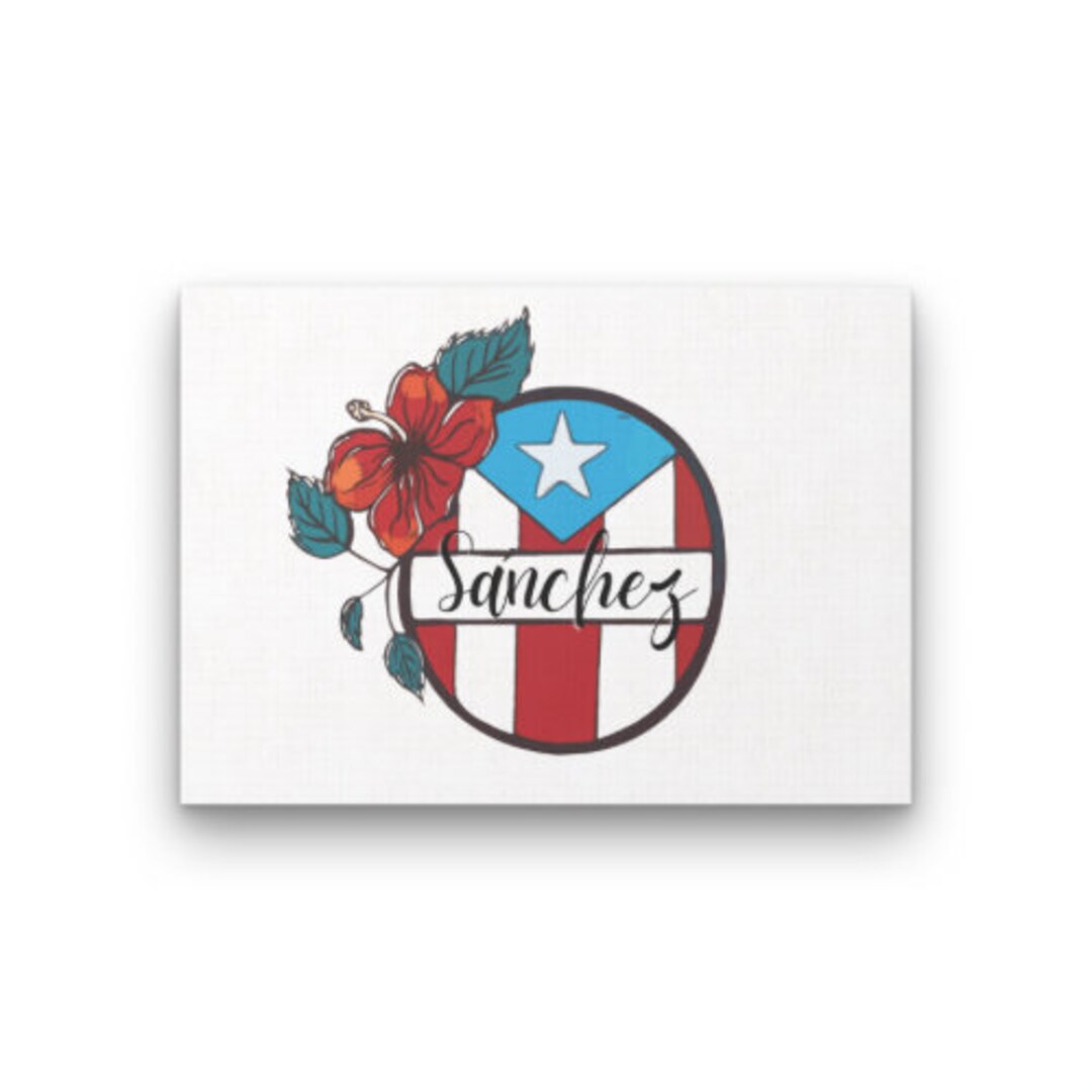 Puerto Rican Name Wall Art | Personalized | Available in Two Sizes ...