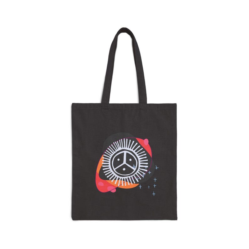 Taino Sun Symbol Cotton Canvas Tote Bag | Puerto Rico Gift | Boricua ...