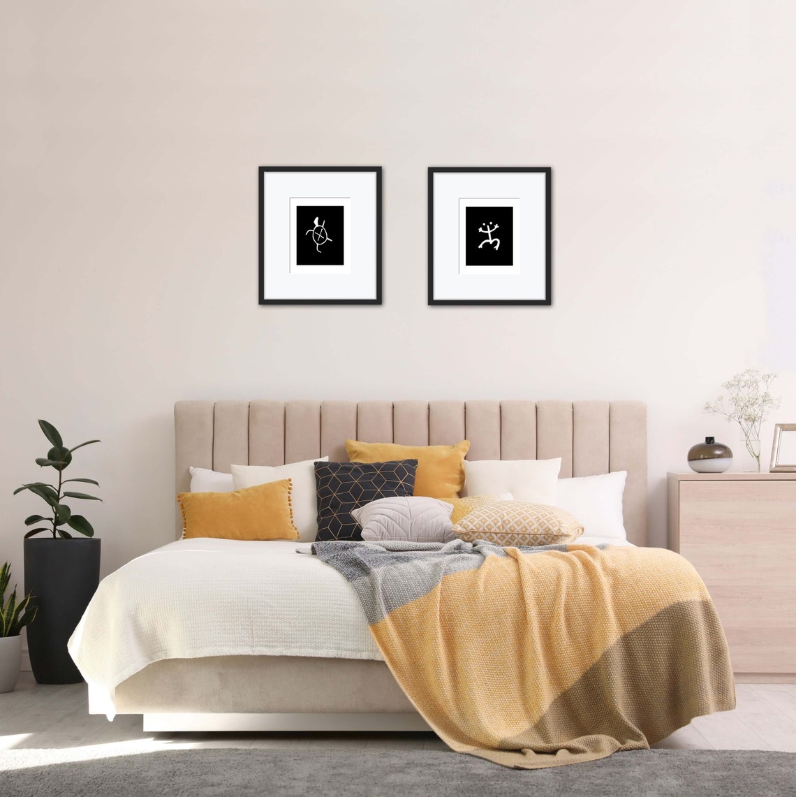 Taino Turtle Printable Wall Art Black and White Various - Etsy