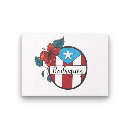 Puerto Rican Name Wall Art Personalized Available in Two - Etsy
