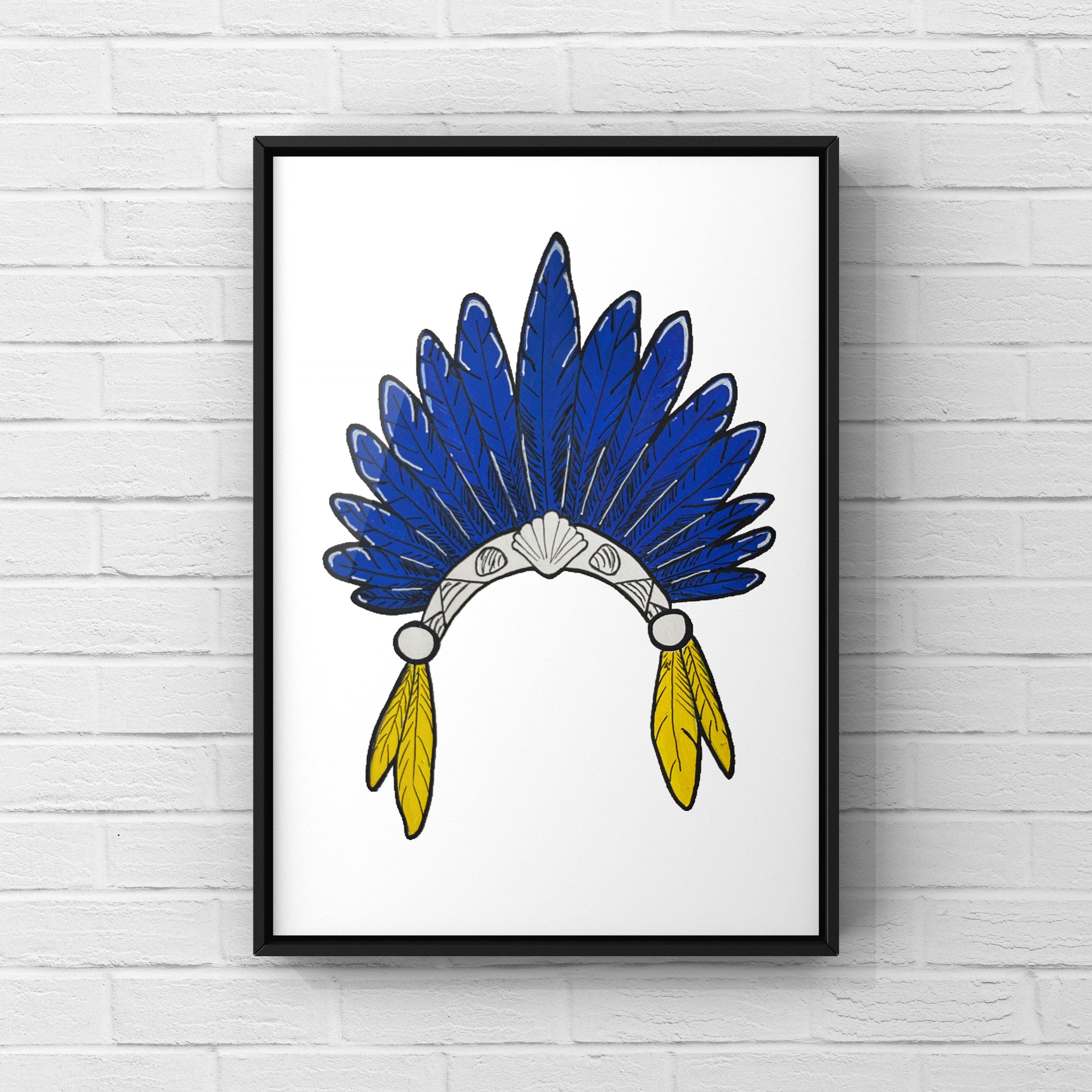 Taino Headdress 8x10 Art Print Download - Etsy