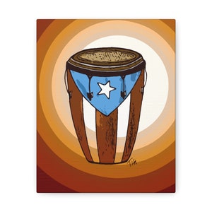 Wall Art Replica Puerto Rican Conga in Sunset Canvas Gallery Wraps ...