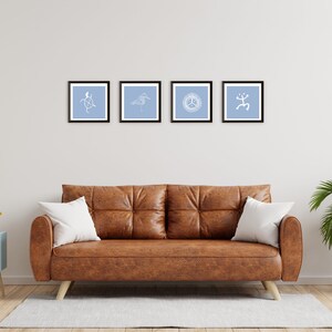 25 Taino Square Wall Art Bundle Vintage Color Palette Wall Art Digital ...