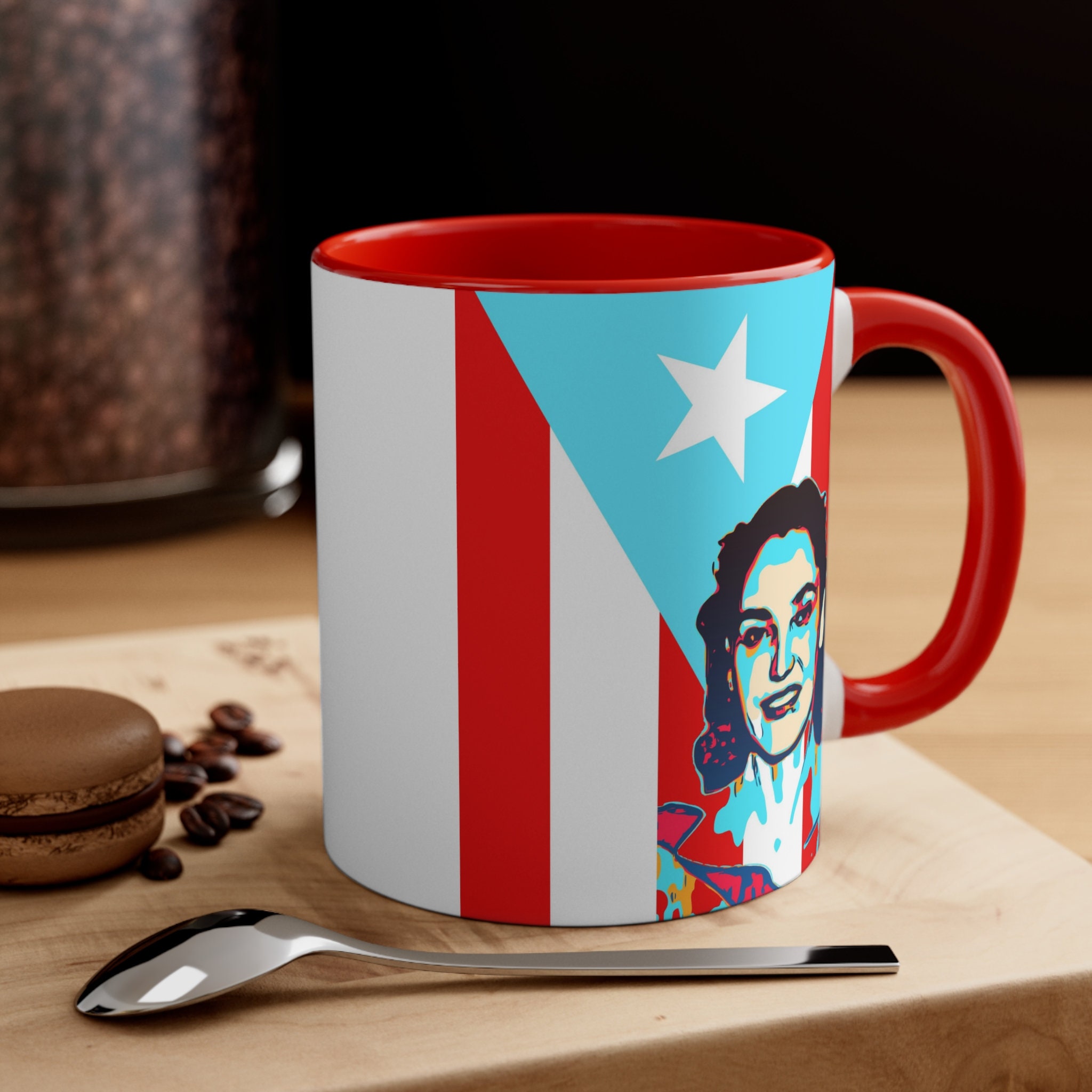 Lolita Lebron Mug Puerto Rico Flag Accent Coffee Mug 11oz - Etsy