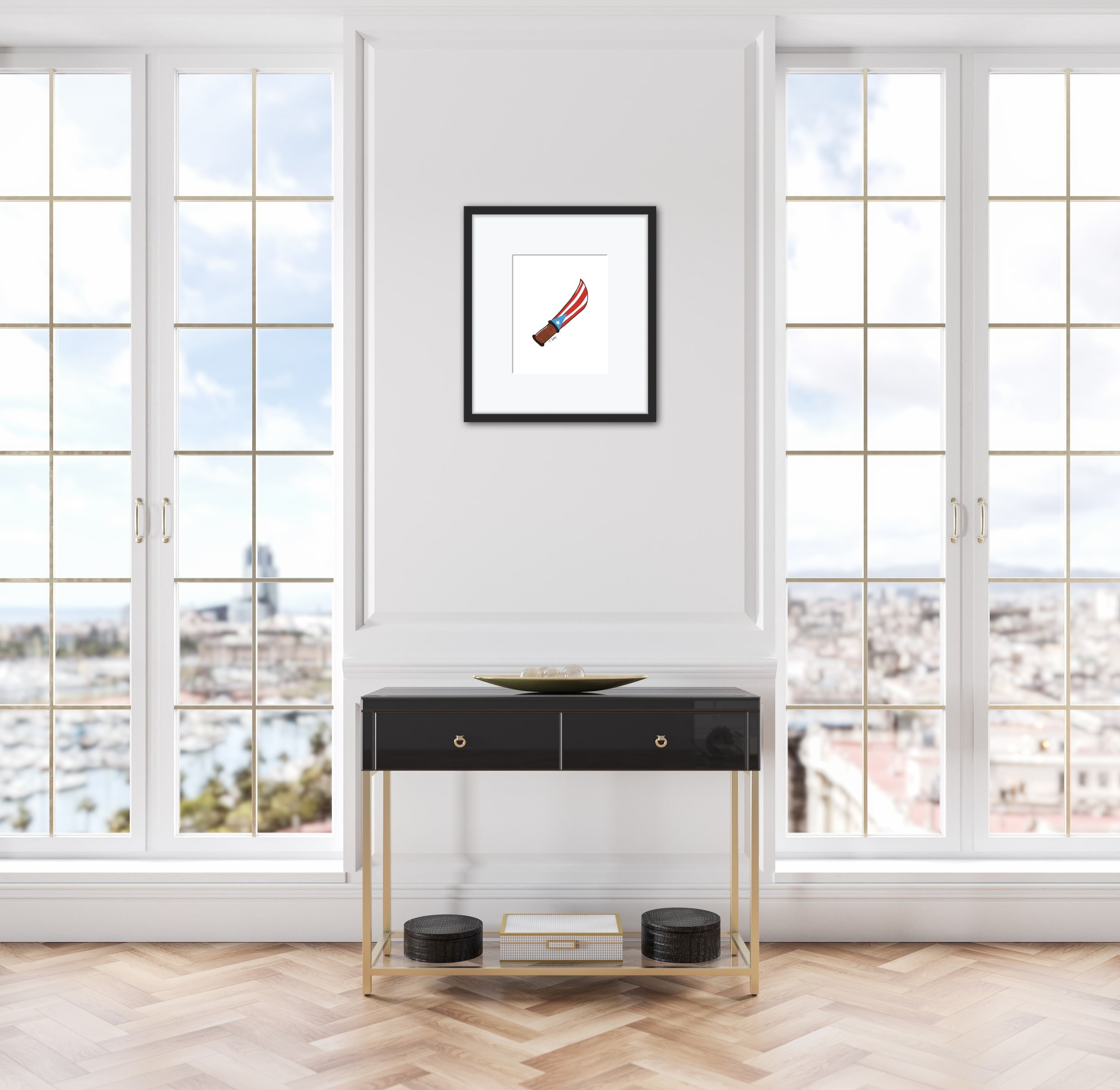 Machete Boricua | Puerto Rico Flag | Printable Wall Art - Etsy