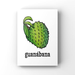 Guanabana | Soursop | Printable Wall Art - Etsy