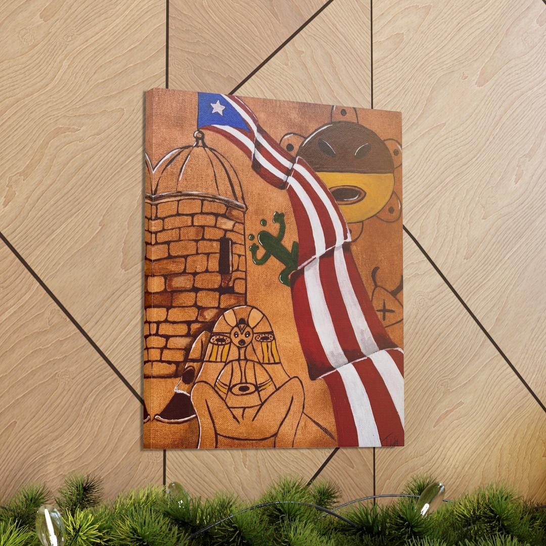 Boriken Taino Puerto Rican Art Canvas Replica Puerto Rico Art ...