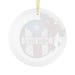Sanchez Last Name Puerto Rico Flag Glass Ornament | Boricua Flag ...