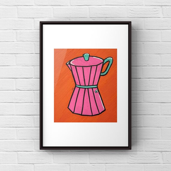 Cafetera Greca Espresso Maker Coffee Lover Printable | Etsy