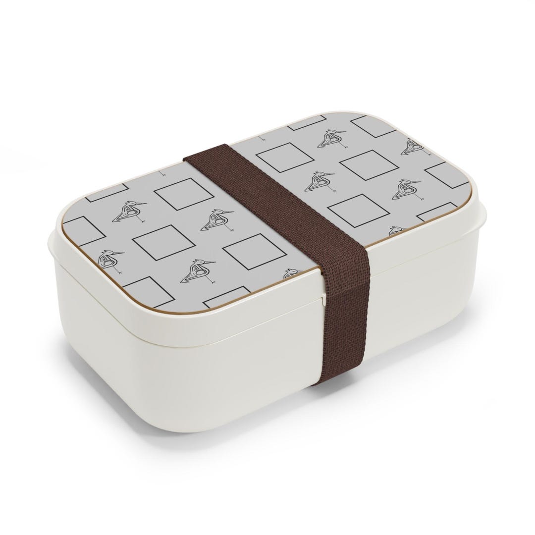 Modern Gray and Black Bento Lunch Box Adult Lunch Travel Lunch Box ...