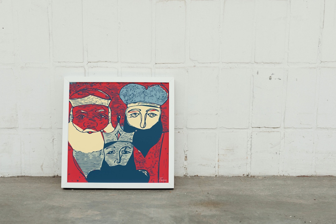 Three Wise Men Art | Three Kings Wall Art | Instant Download | Three ...