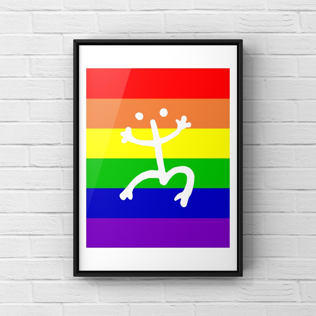 Rainbow Coqui | Printable Wall Paper - Etsy