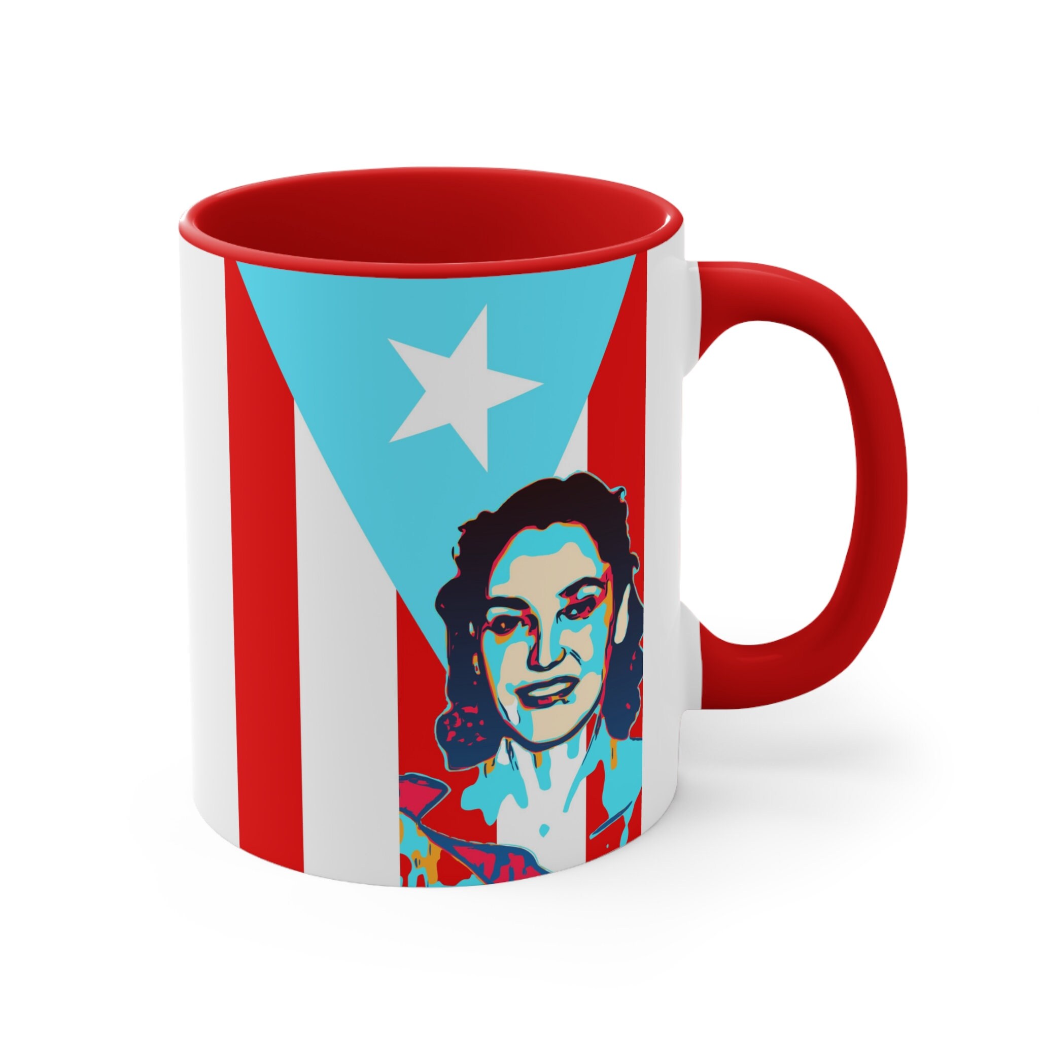 Lolita Lebron Mug Puerto Rico Flag Accent Coffee Mug 11oz - Etsy