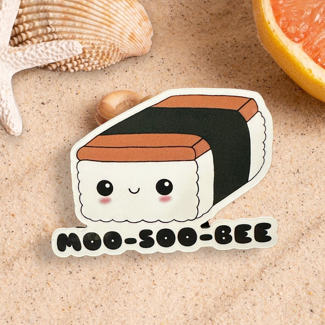 Kyoot Spam Musubi (moo-soo-bee) Vinyl Sticker - Etsy