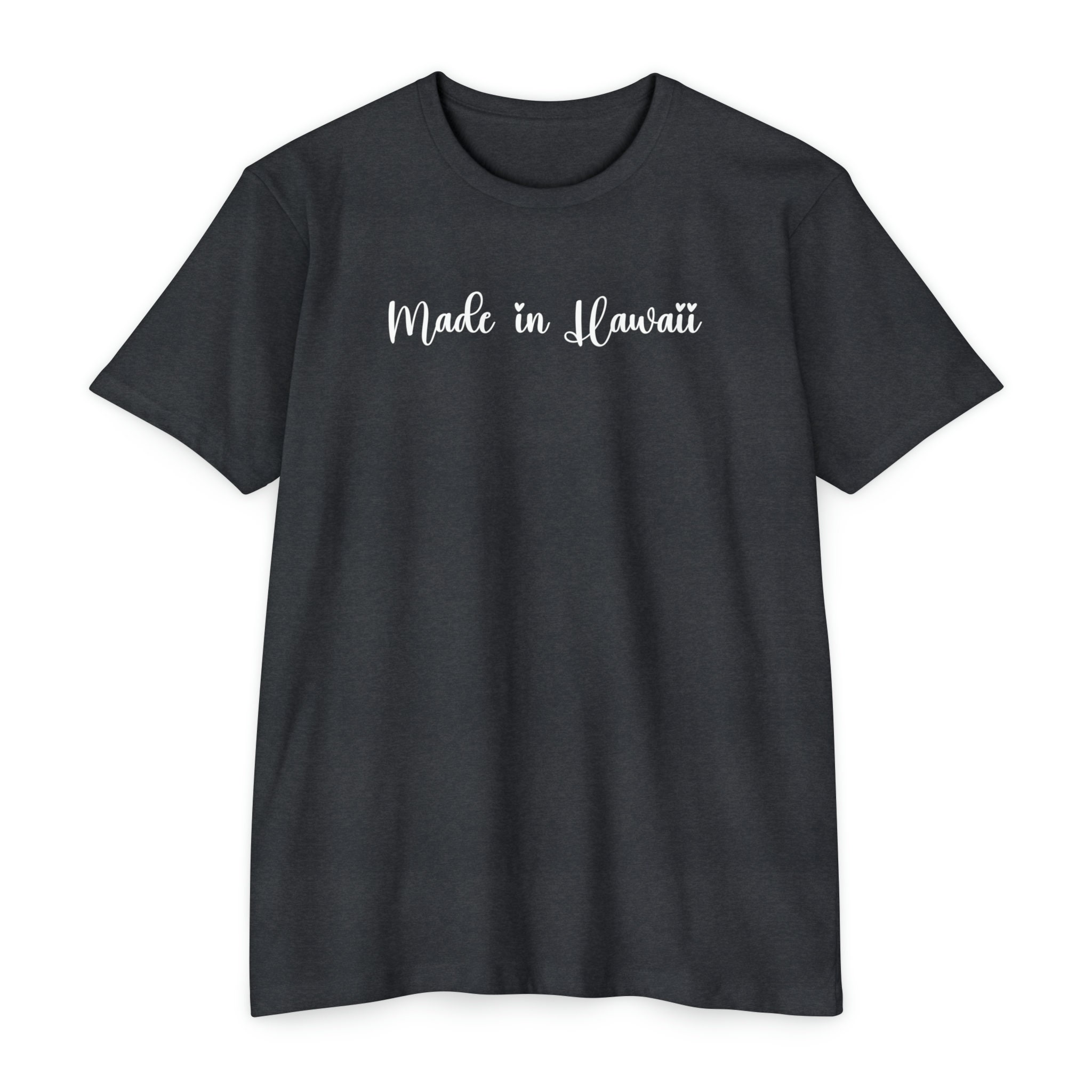 Made in Hawaii cursive T-shirt - Etsy