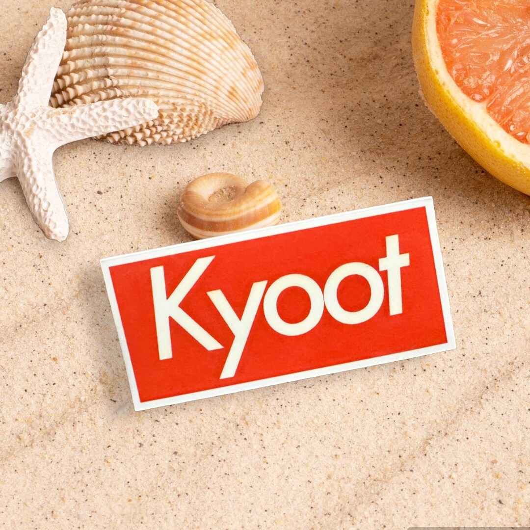 Kyoot (cute) Vinyl Sticker - Etsy