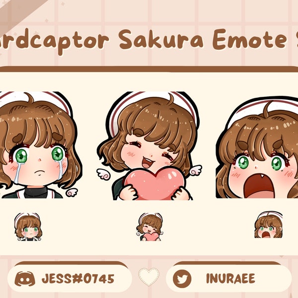 Sakura Emotes - Etsy