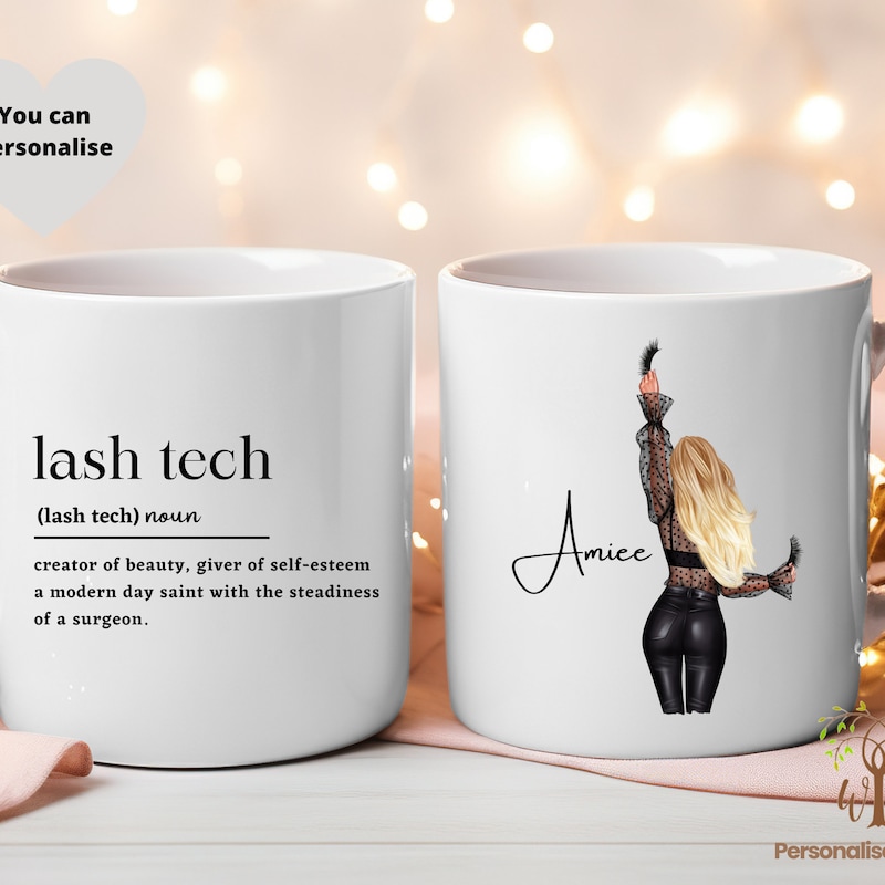 Personalised Lash Mug - Etsy UK
