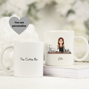 Personalized Coffee Shop Mug, Custom Coffee Shop Coffee Mug ...