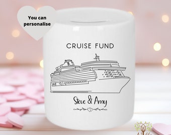 Personalised Adventure Fund Tip Jar, Piggy Bank, Personalised Money Box ...
