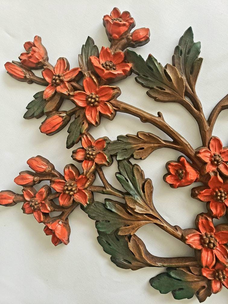 Vintage 1967 Syroco Dogwood Flower Branch - Etsy