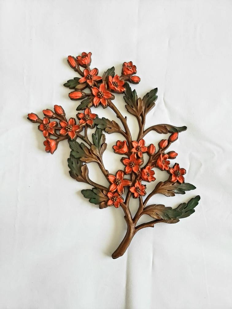 Vintage 1967 Syroco Dogwood Flower Branch - Etsy