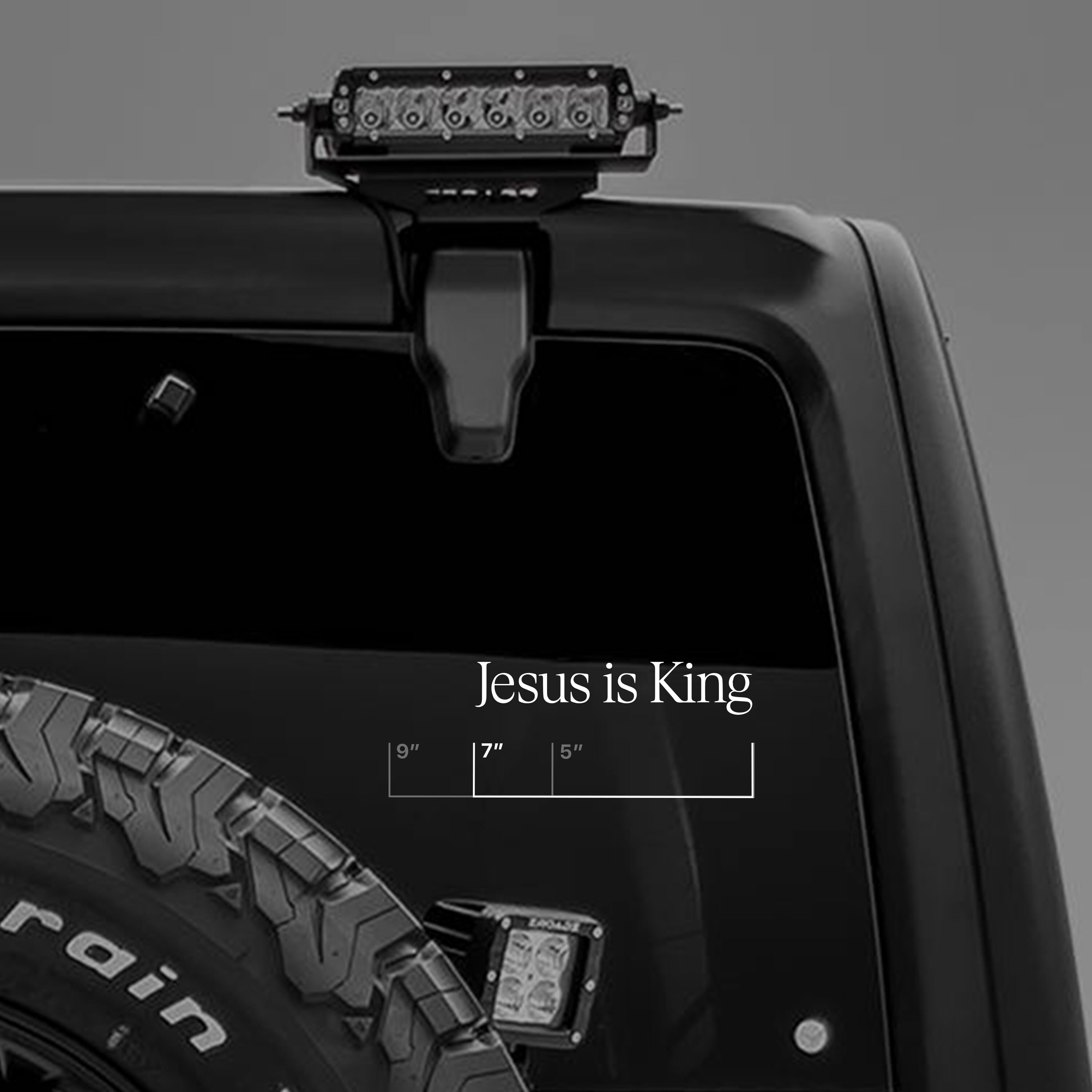 Jesus is King Kanye Artist Car Window Vinyl Decal Stickers - Etsy