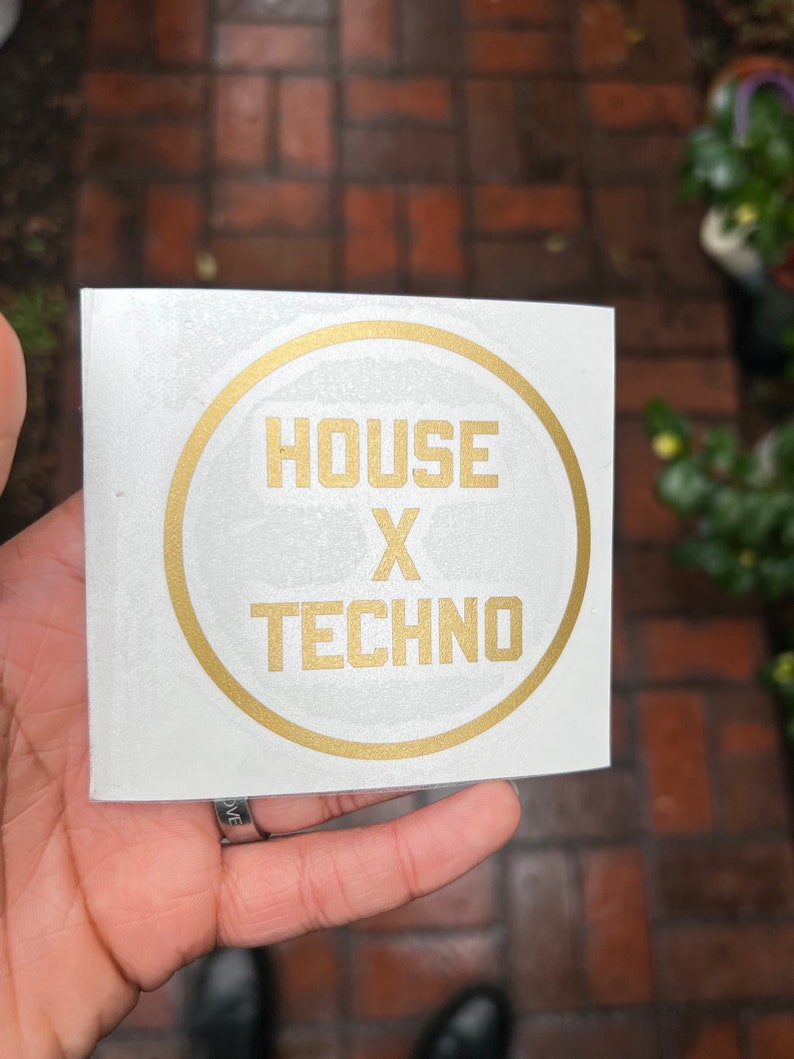 House & Techno Car Window Vinyl Decal Stickers Windshield - Etsy