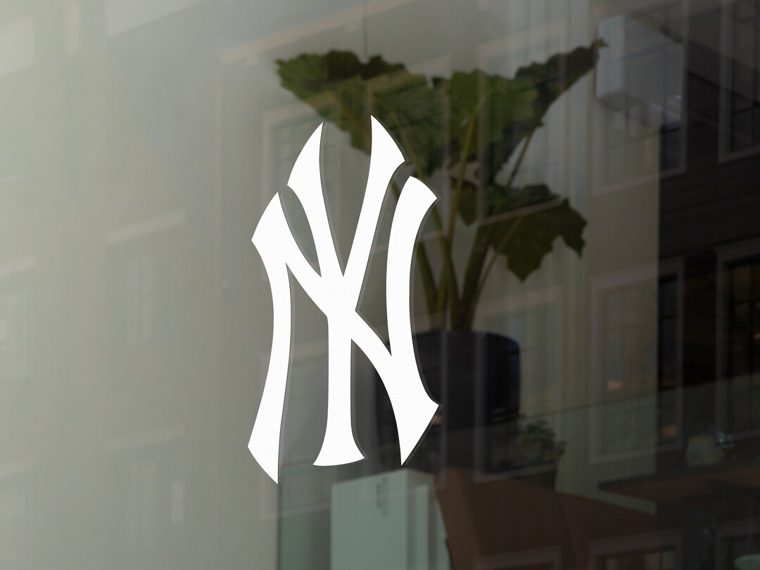 NY New York Yankees Logo Sticker Laptop iPad Cup MLB Baseball Window ...