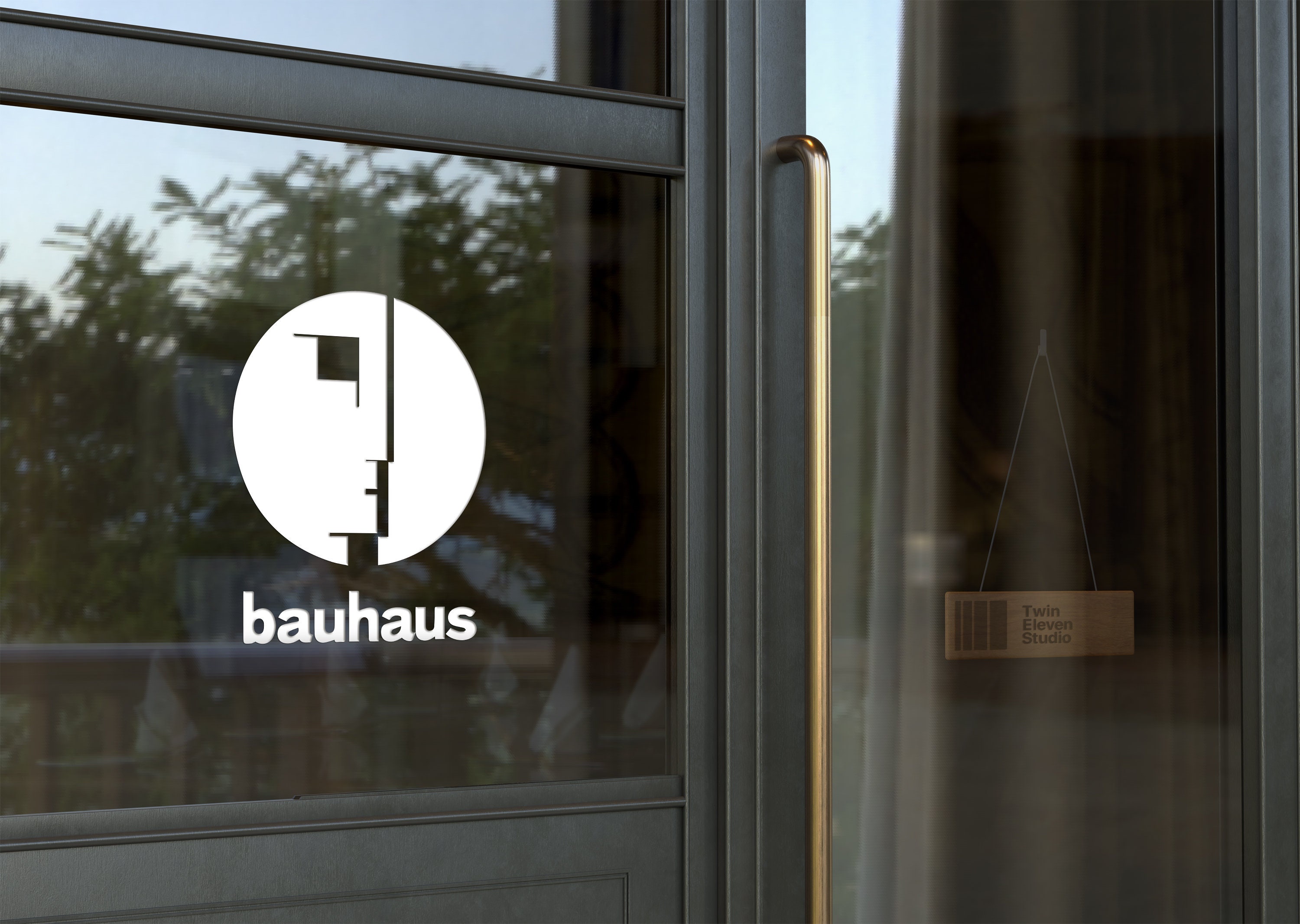 Bauhaus Logo Vinyl Decal Sticker Modern Design Minimalist - Etsy