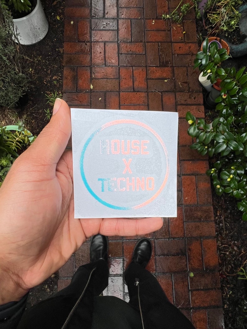 House & Techno Car Window Vinyl Decal Stickers Windshield - Etsy