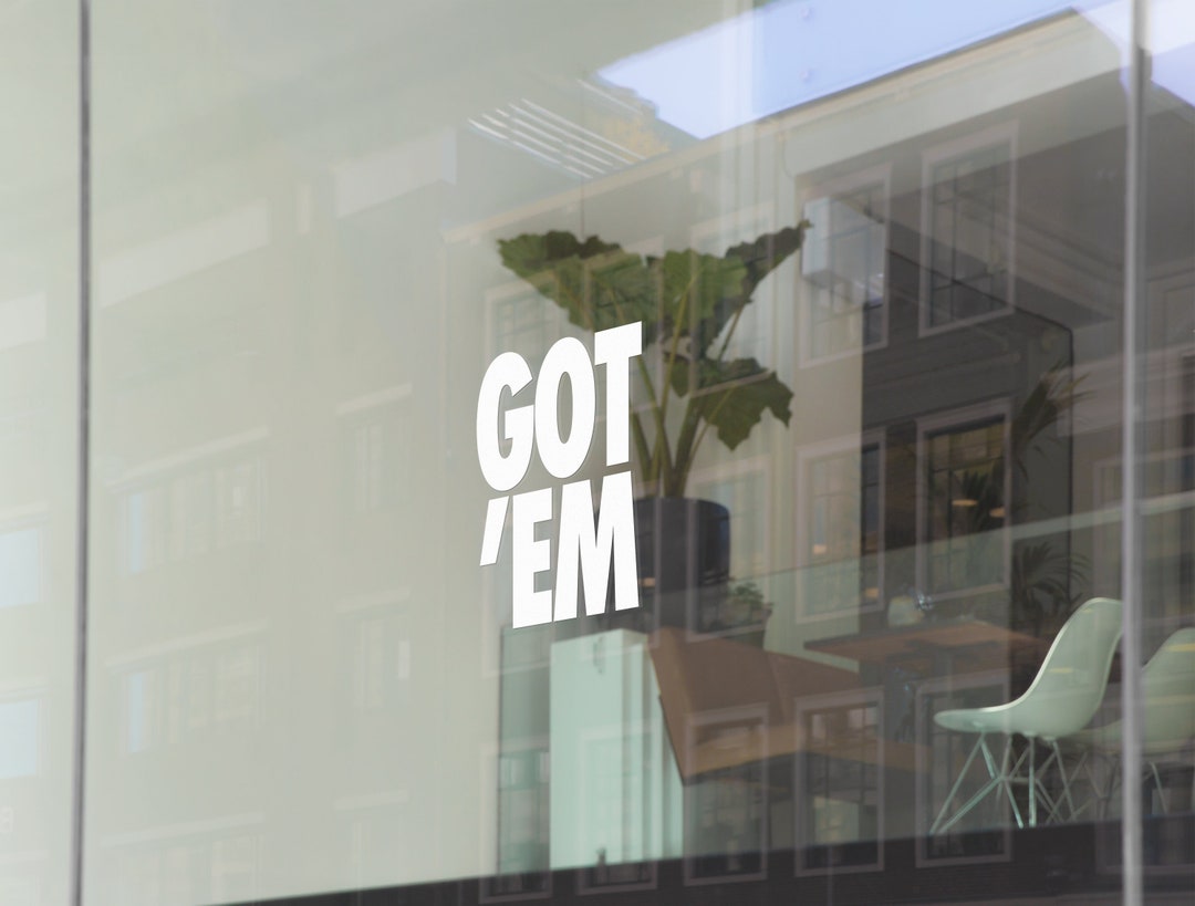 Got 'em Sneakers App Sticker | Laptop iPad | Window Vinyl | Windshield ...