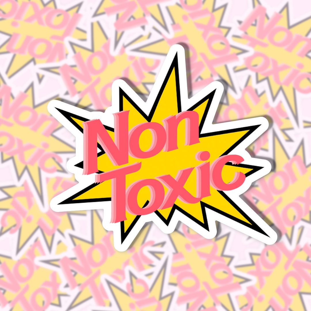 Non-toxic Sticker - Etsy