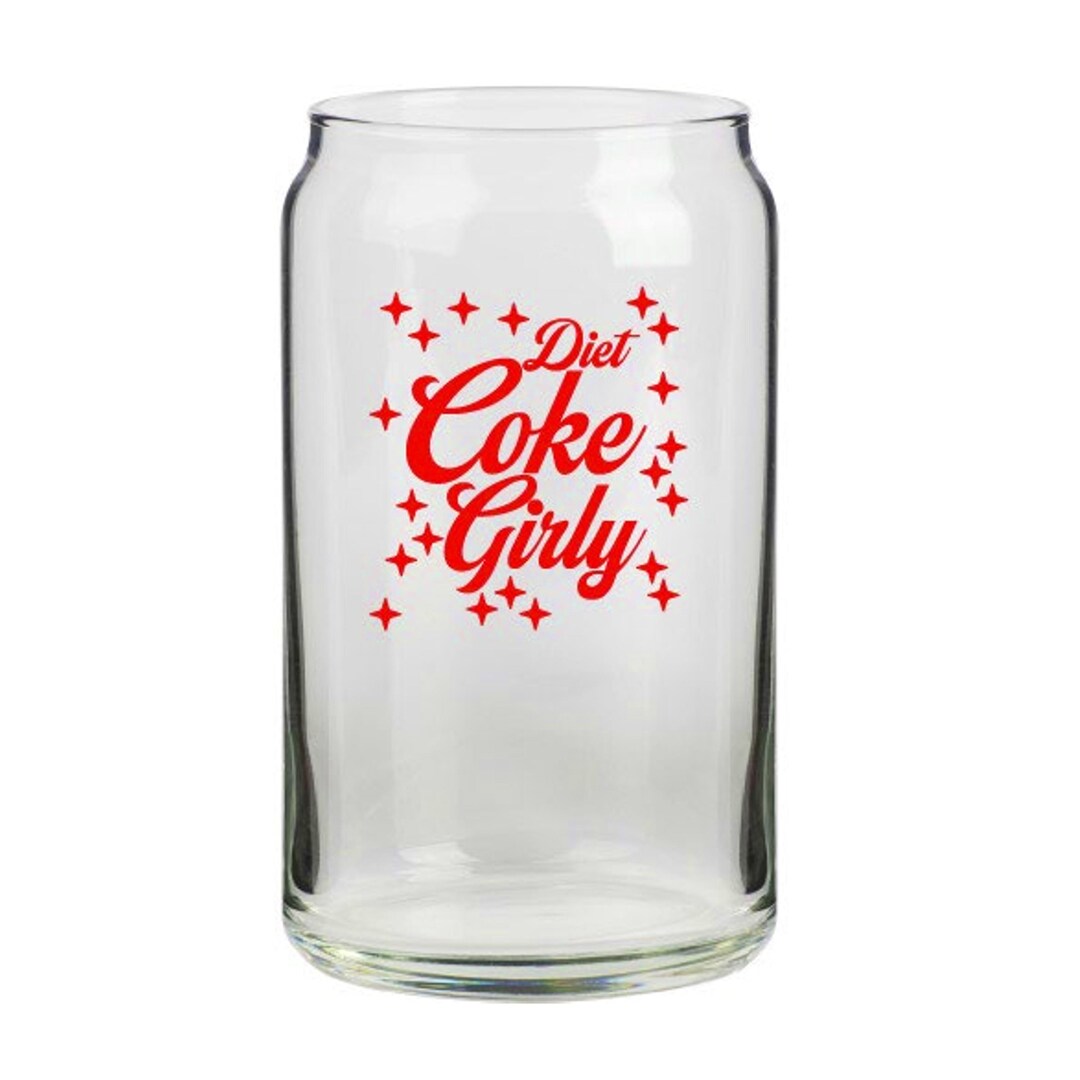 Diet Coke Girly Beer Can Glass - Etsy