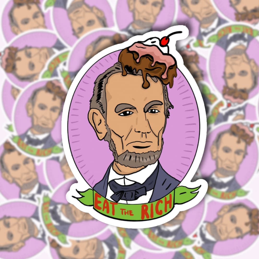 Eat the Rich Sticker - Etsy