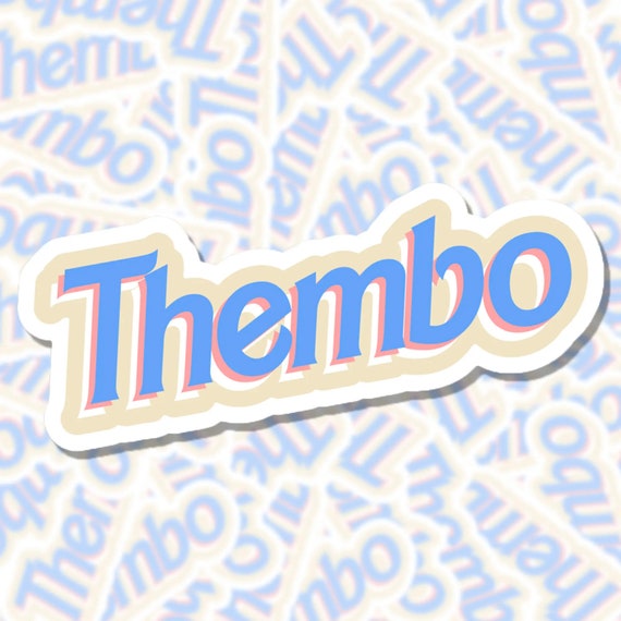 Thembo Sticker | Etsy
